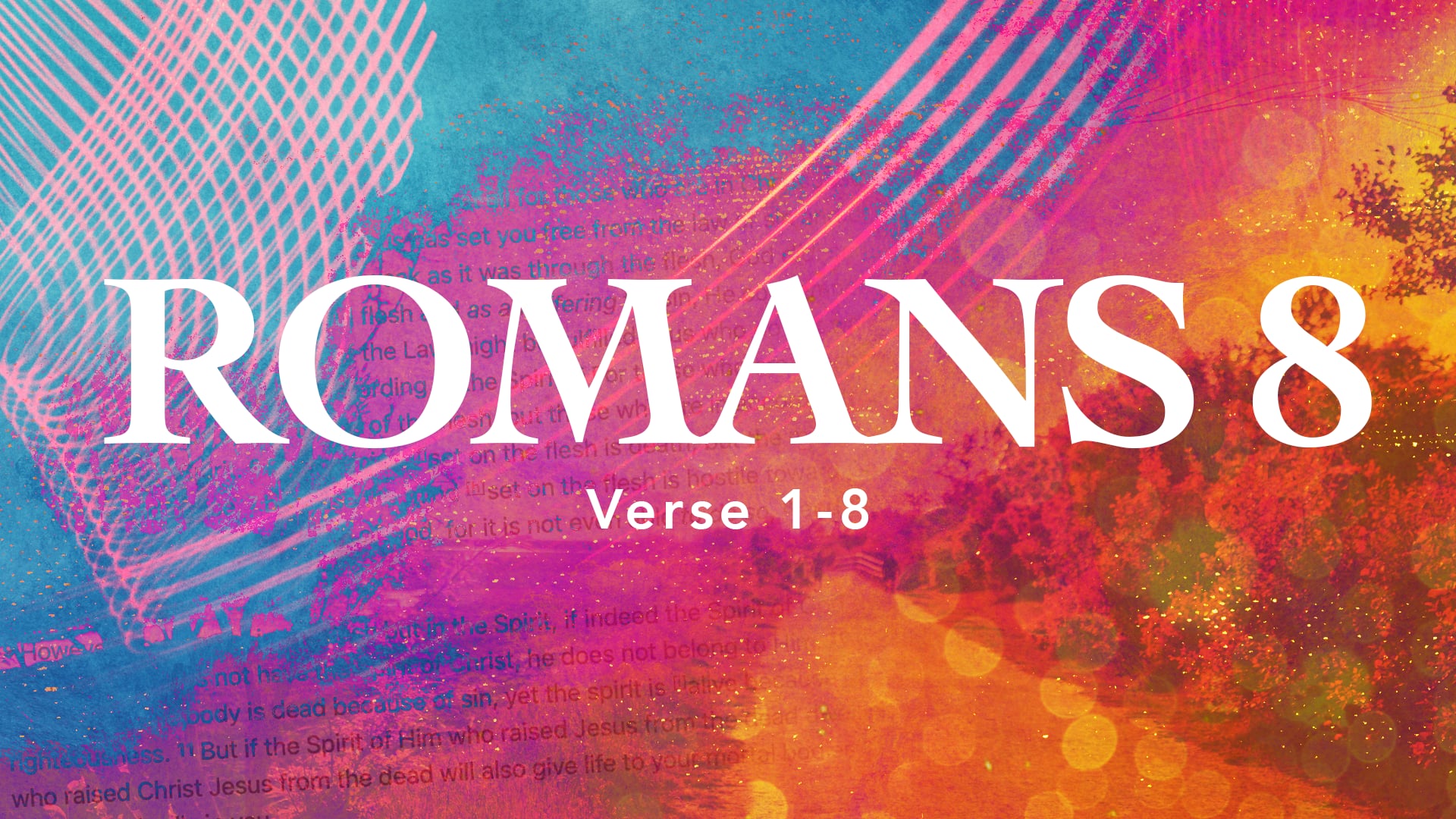 Romans 8:1-8 – Vimeo thumbnail – One Love Ministries