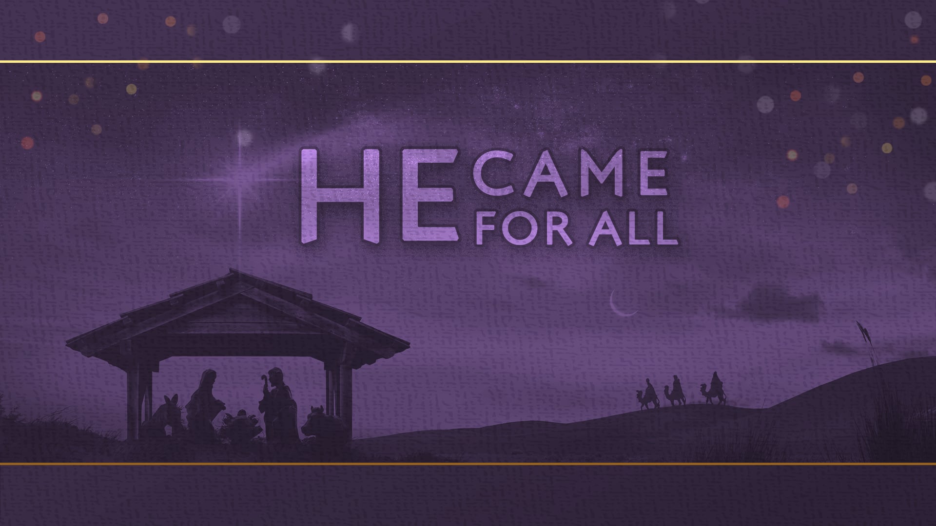 He Came For All – Vimeo thumbnail – One Love Ministries